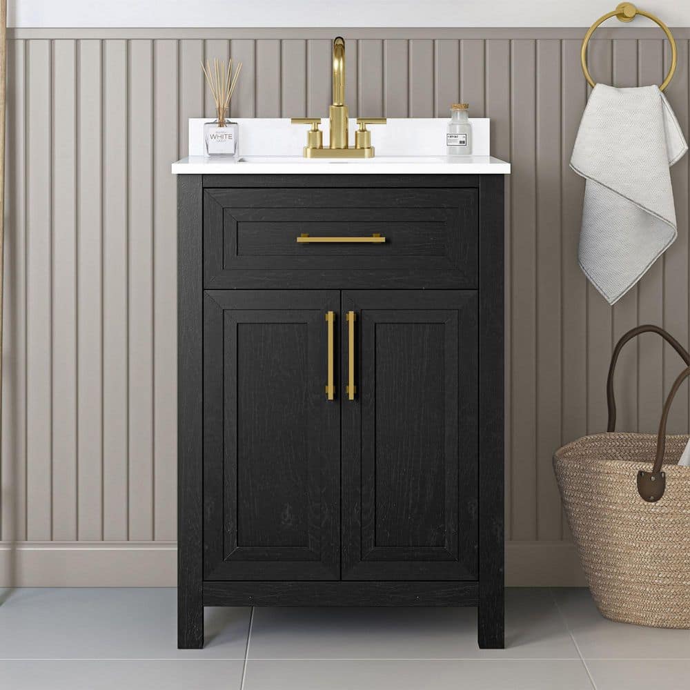 Reviews for Home Decorators Collection Beaufort 24 in. Single Sink ...