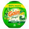 Gain Flings 3 in 1 Original Scent Laundry Detergent Pods (76-Count ...