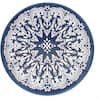 Angel Sar 6 ft. Round Waterproof Indoor Outdoor Area Rugs for Porch ...