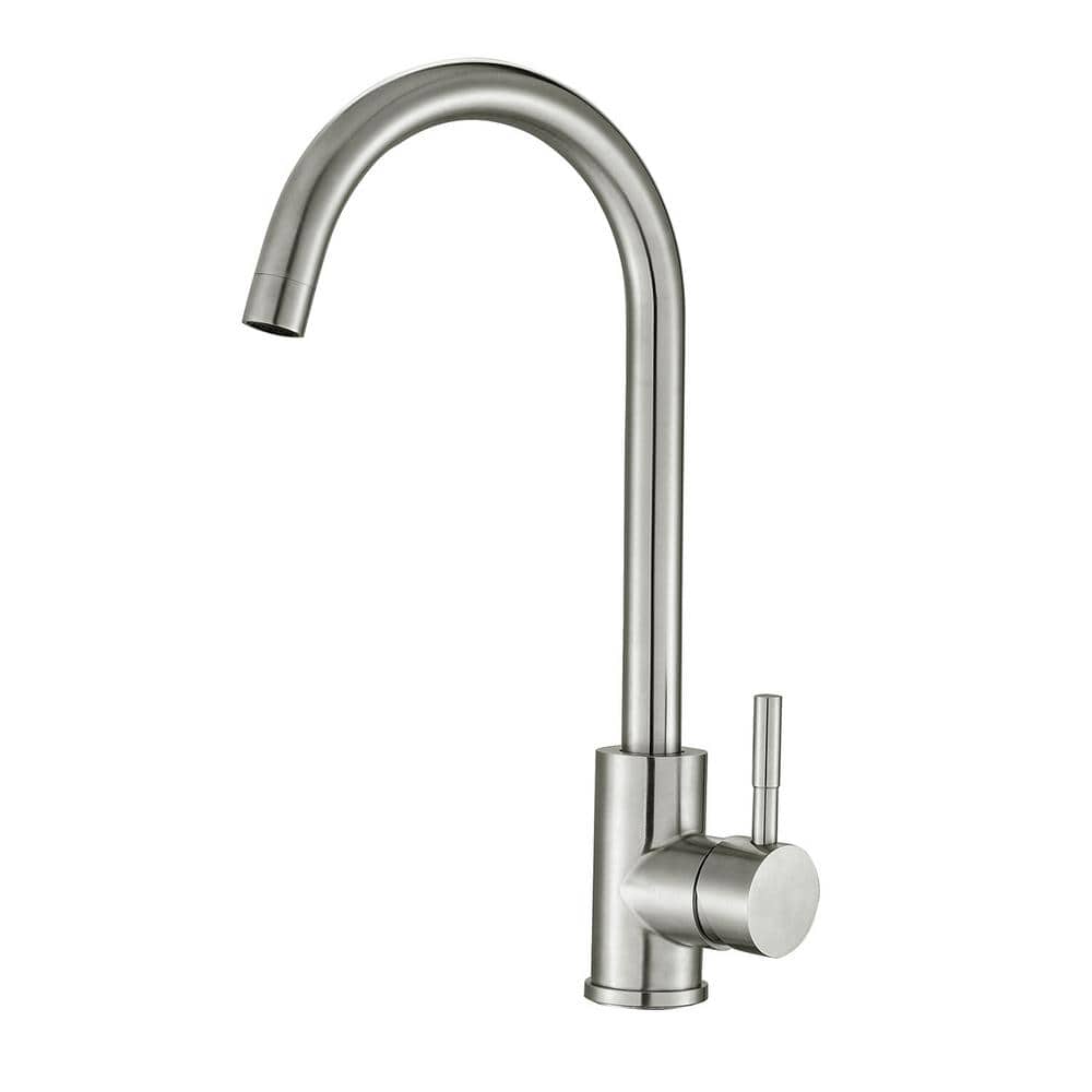 Fapully Single Handle Deck Mount Standard Kitchen Faucet, Bar Faucet ...