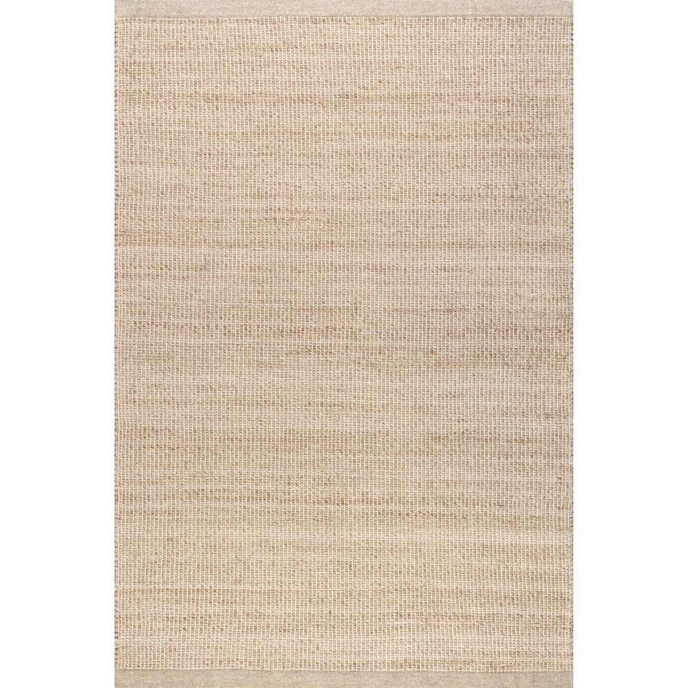 RUGS USA Palisades Marled Beige 8 ft. x 10 ft. Indoor/Outdoor Patio ...