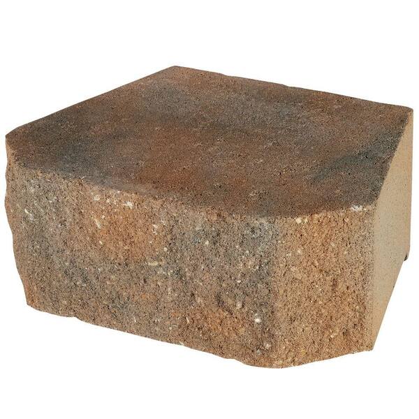Pavestone 15.5 in. x 12 in. Terra Cotta Diamond Concrete Wall Block ...