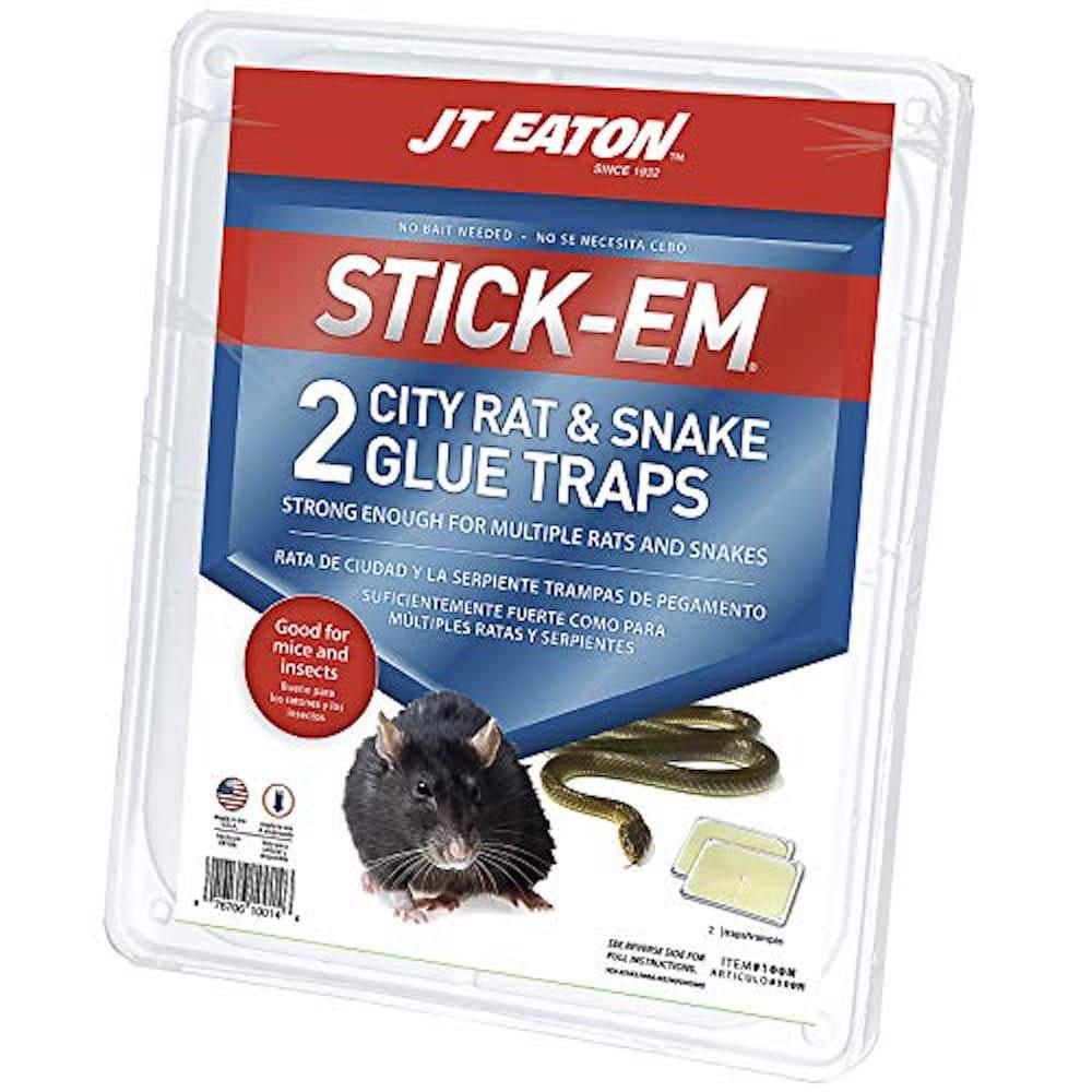 JT Eaton Stick-Em City Rat and Mouse Glue Trap (6-Pack) 100N-6 - The ...