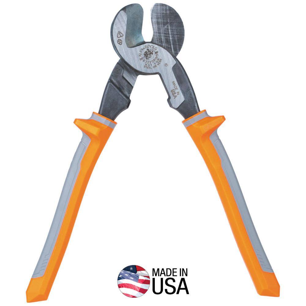 Klein Tools Cable Cutter, Insulated, High-Leverage, 9 in. 63225RINS ...