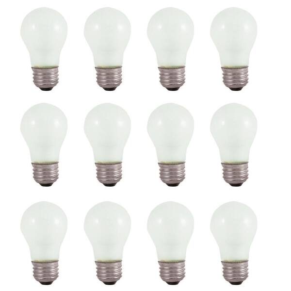 Bulbrite 40-Watt Equivalent PS52 with Medium Screw Base E26 in White Dimmable 2200K Incandescent ...