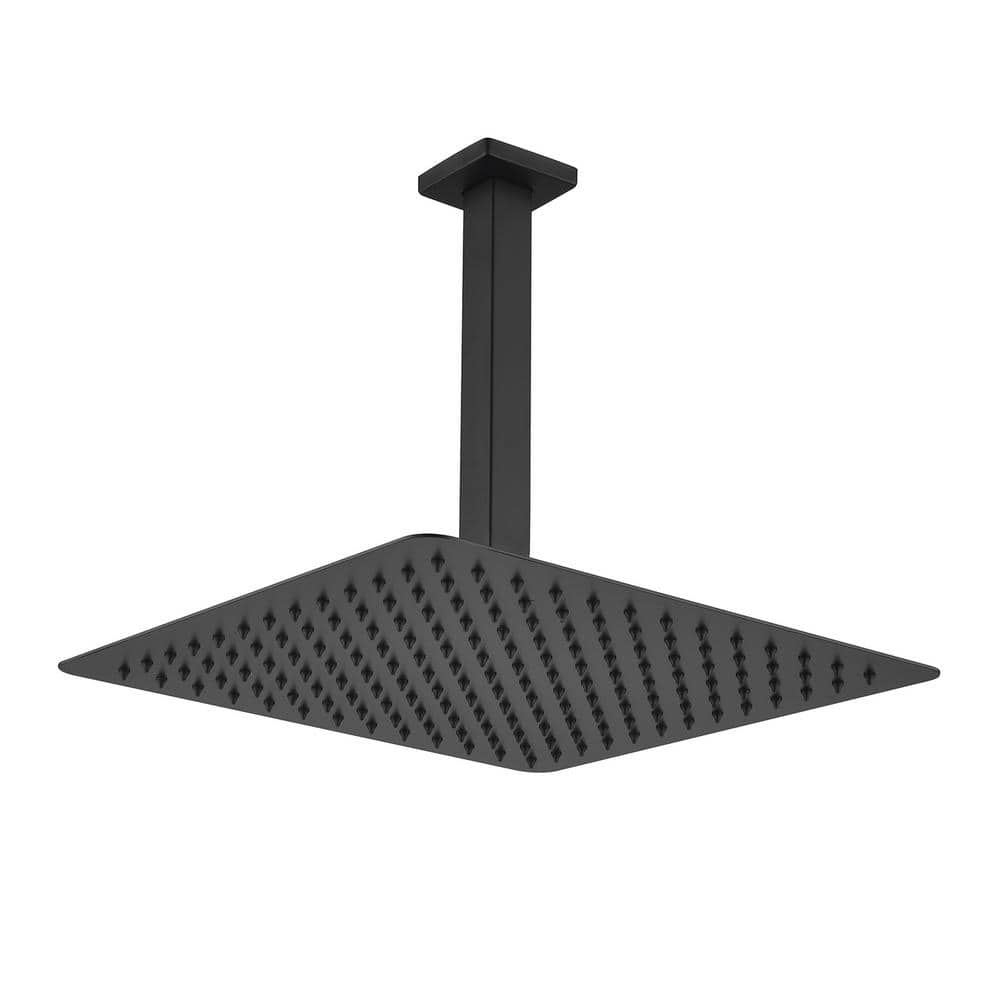 1-Spray Patterns with 2.5 GPM 10 in. Ceiling Mount Rain Fixed Shower ...