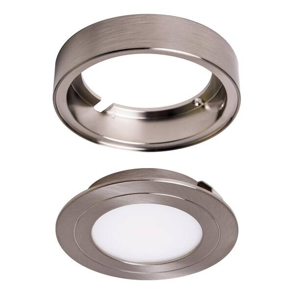 Stainless Steel Puck Lights Illuminate Your Space With Premium Cabinet