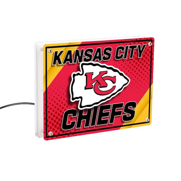 Evergreen Kansas City Chiefs NFL Football Red Rectangle Desklite LED ...