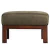 HomeSullivan Olive Accent Ottoman 409912-4OL - The Home Depot