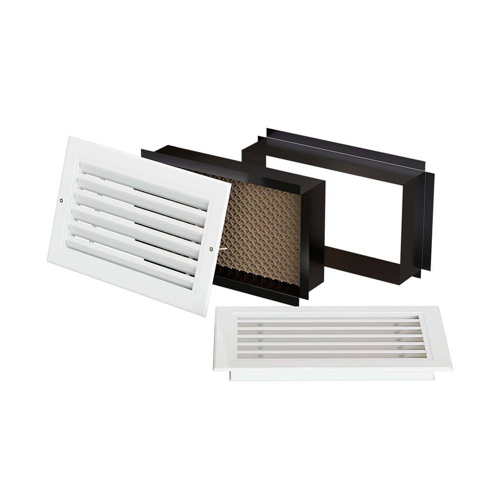 QuietCool Zone Air Pathway (ZAP)-14" x 8"-Linear Bar Return Air Pathway ...