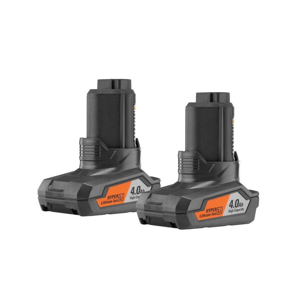 Reviews for RIDGID 12-Volt 4.0Ah Hyper Lithium-Ion Battery (2-Pack ...