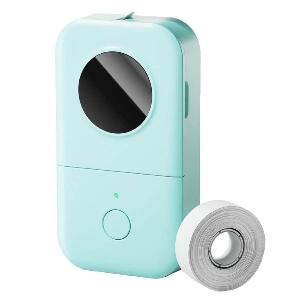 Ahfiwaso Portable Bluetooth Mini Label Printer Wireless Inkless Thermal ...