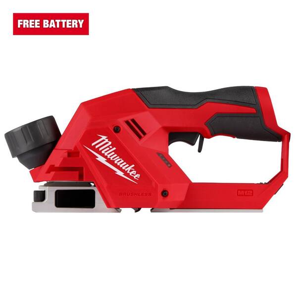 Milwaukee M12 12V Lithium-Ion Brushless Cordless 2 in. Planer (Tool ...