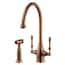 HOUZER Charleston Traditional 2-Handle Standard Kitchen Faucet with ...