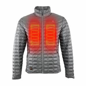 MOBILE WARMING Backcountry Heated Jacket with 7.4-Volt Rechargeable ...