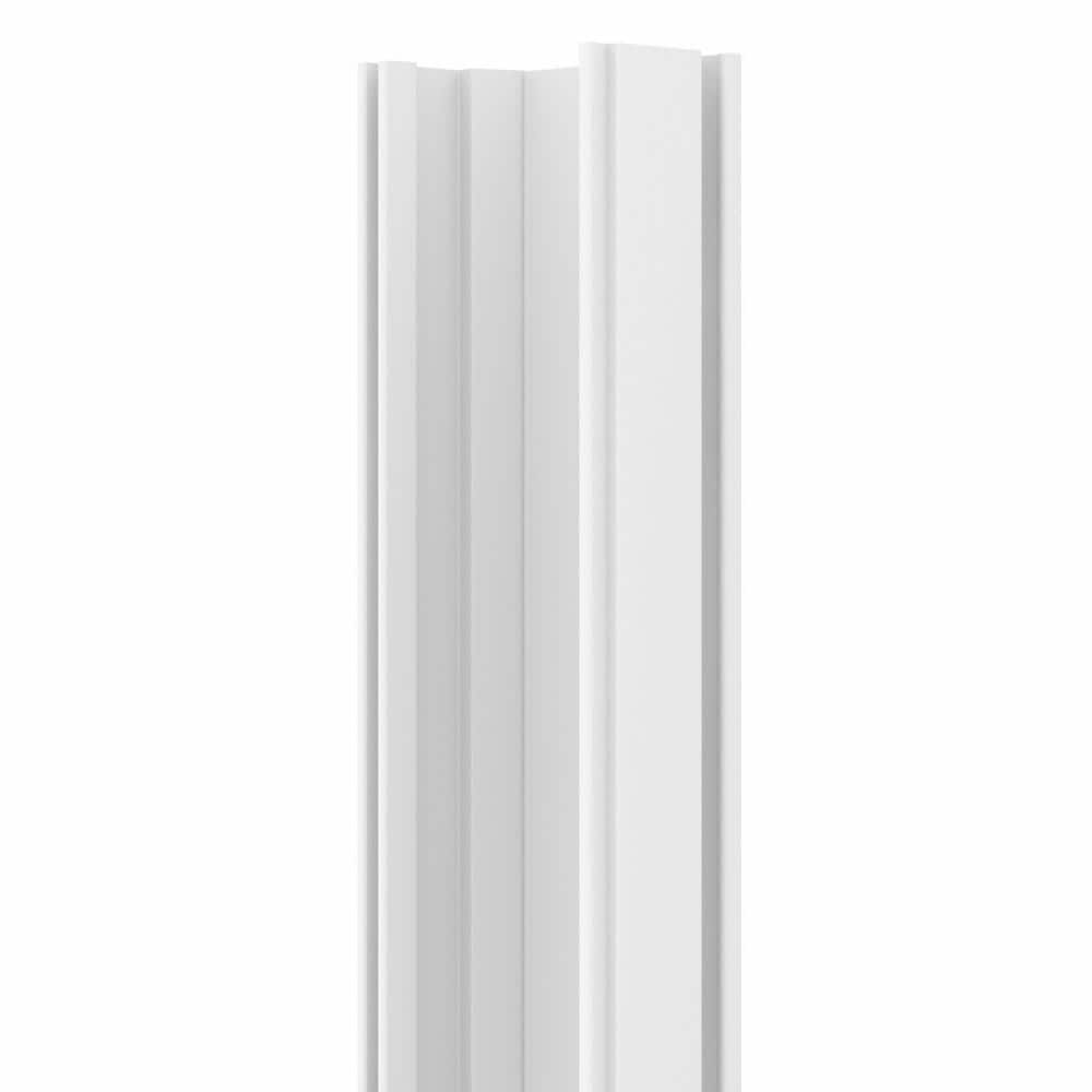 Screen Tight 1 in. x 2 in. x 8 ft. White Fast Track Channel FT128W ...