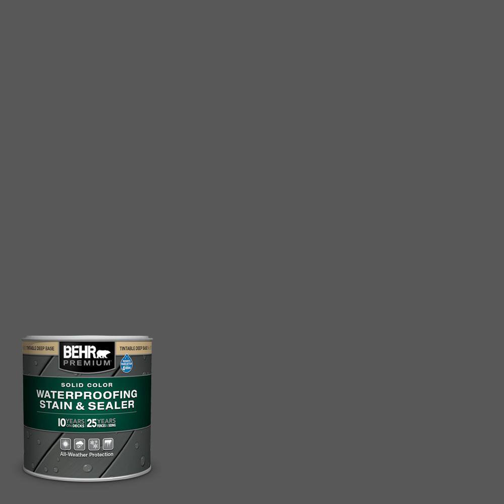 BEHR PREMIUM 8 oz. #PPU24-22 Shadow Mountain Solid Color Waterproofing ...