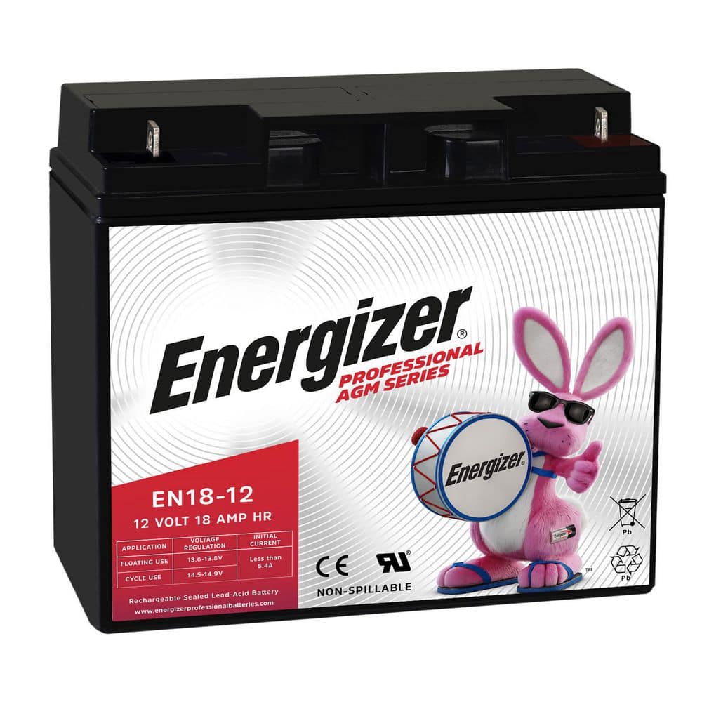 Energizer Energizer EN18-12, 12-Volt 18 Amp Hr, Long Lasting Sealed ...