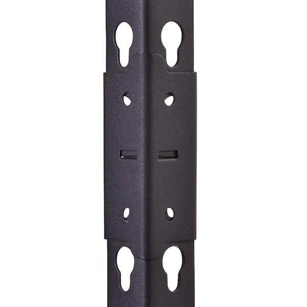 Muscle Rack 4-Pack Steel Post Coupling Outer in Black (4 in. H x 1.375 ...