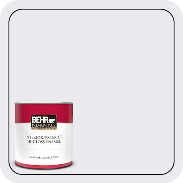 BEHR PREMIUM PLUS 1 qt. #650E-1 Lace Cap Hi-Gloss Enamel Interior ...