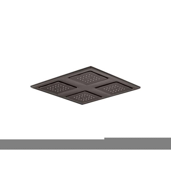 KOHLER WaterTile Rain 1-Spray 9.9 in. Single Ceiling Mount Fixed Rain ...