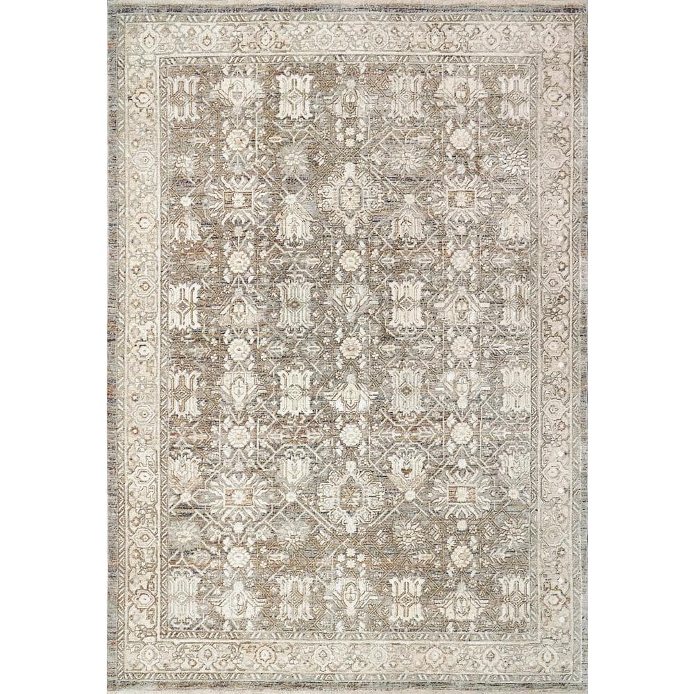 Dynamic Rugs Octo 5 ft. 3 in. X 7 ft. 7 in. Cream/Multi Oriental Indoor ...