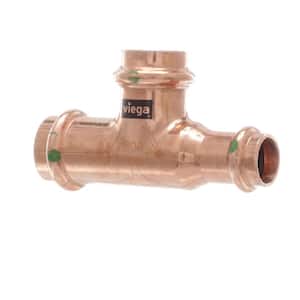 Viega ProPress 3/4 in. x 3/4 in. x 1/2 in. Press Copper Reducing Tee ...