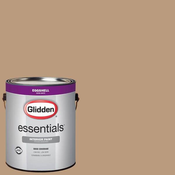 Glidden Essentials 1 gal. #HDGWN20 Warm Caramel Eggshell Interior Paint ...
