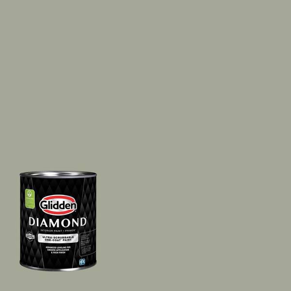 Glidden Diamond 1 qt. PPG1031-3 Wandering Willow Flat Interior Paint ...