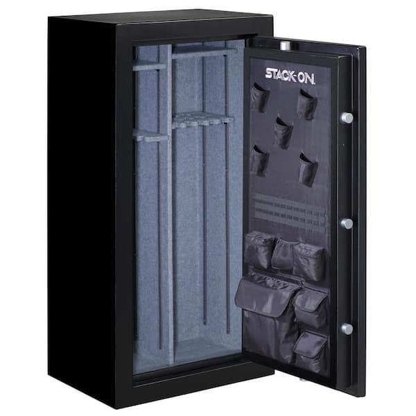 STACK-ON Elite 30-Gun Fireproof Safe with Electronic Lock Gun Safe ...