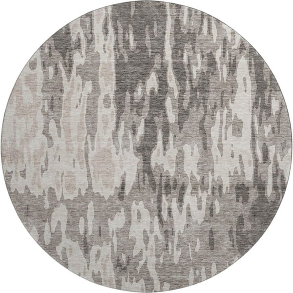 Addison Rugs Mayfield Premium Machine Washable Abstract AMF957 Taupe 8 ...
