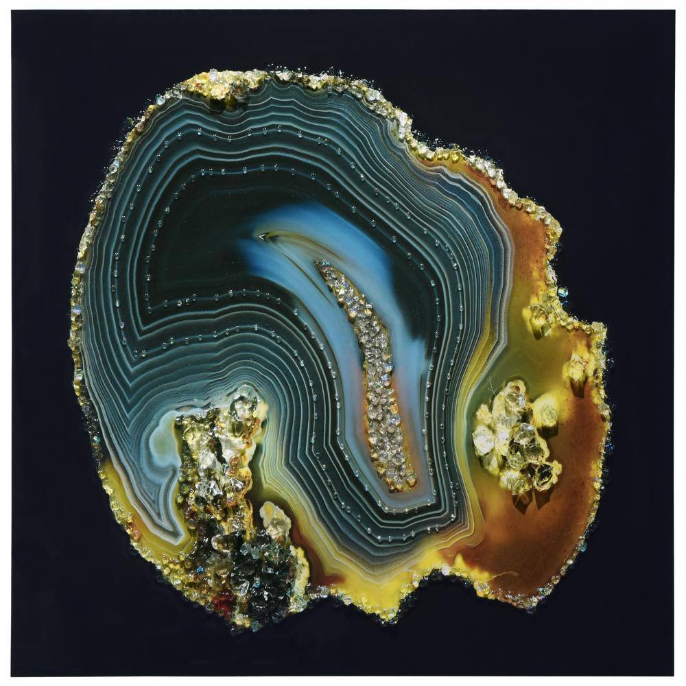 Empire Art Direct Geode Splendor II Crystallus Epoxy Coated Wrapped ...