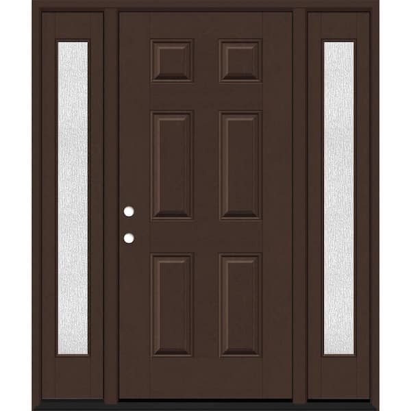 Steves & Sons Regency 64 in. x 80 in. 6-Panel RHIS Unfinished White ...