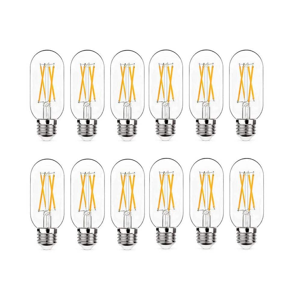 Vrbgify 6W, 60W Equivalent, E26, Soft White (2700K) Dimmable Clear ...