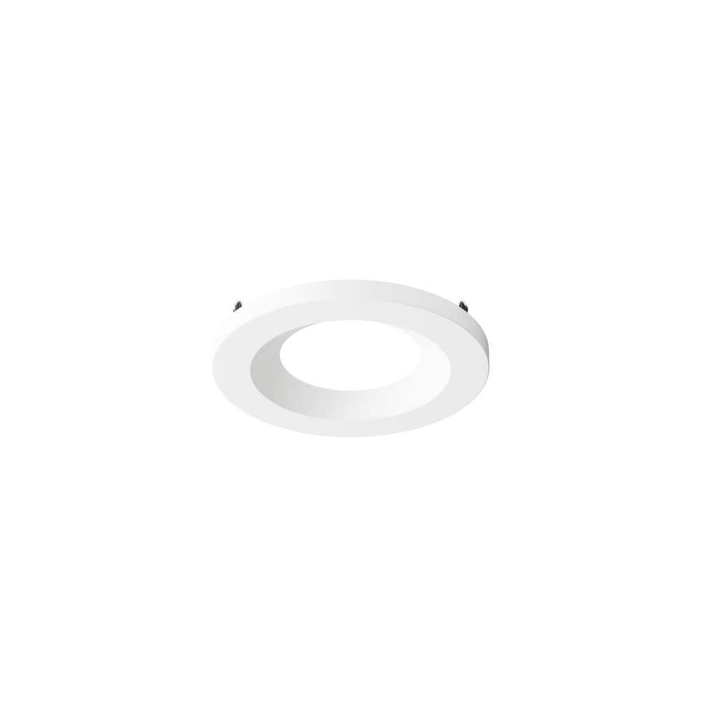LUSA 3 in. White Recessed Light Flush Trim (24-Pack)-for LED Module R3TRFWHMC - The Home Depot