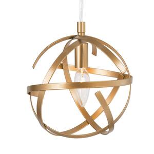 Uolfin Modern Electroplated Brass Island Pendant Light Quinn 1-Light ...