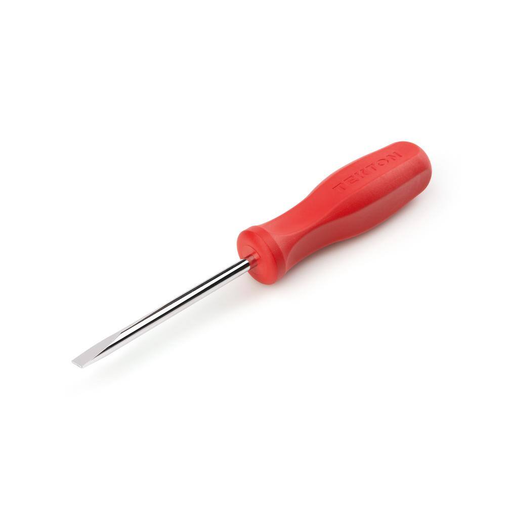 TEKTON 1/4 in. Slotted Hard Handle Screwdriver DSE31250 - The Home Depot