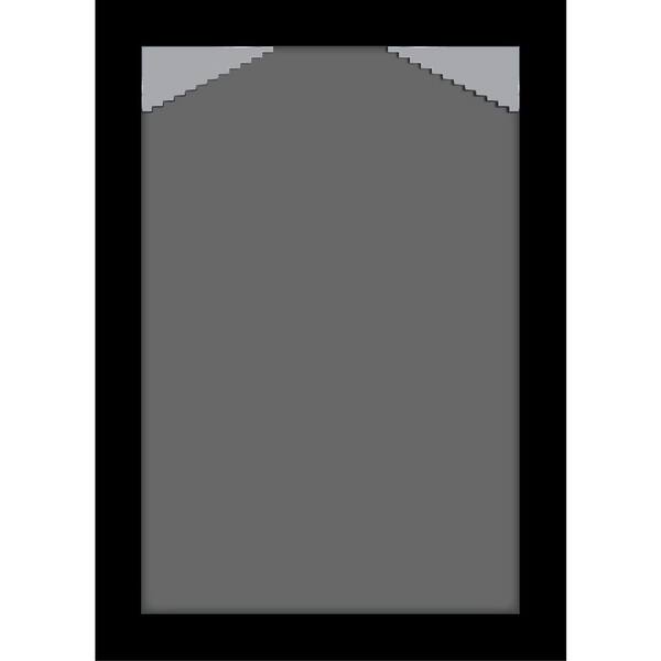 Black Picture Frame With Mat Png