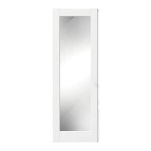 TENONER 24 in. W. x 80 in. MDF, Finished, Primed, White, 1-Lite ...