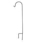 LUMABASE 48 in. Black Metal Shepard's Hook 91901 - The Home Depot