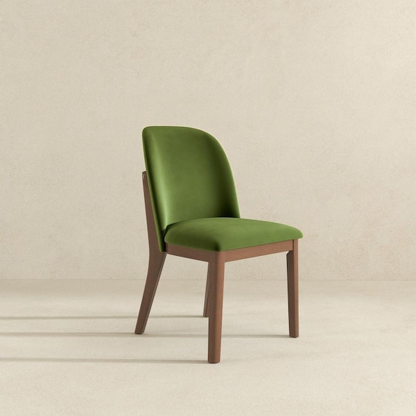 Noble House Robert Mid-Century Modern Olive Green and Velvet ...