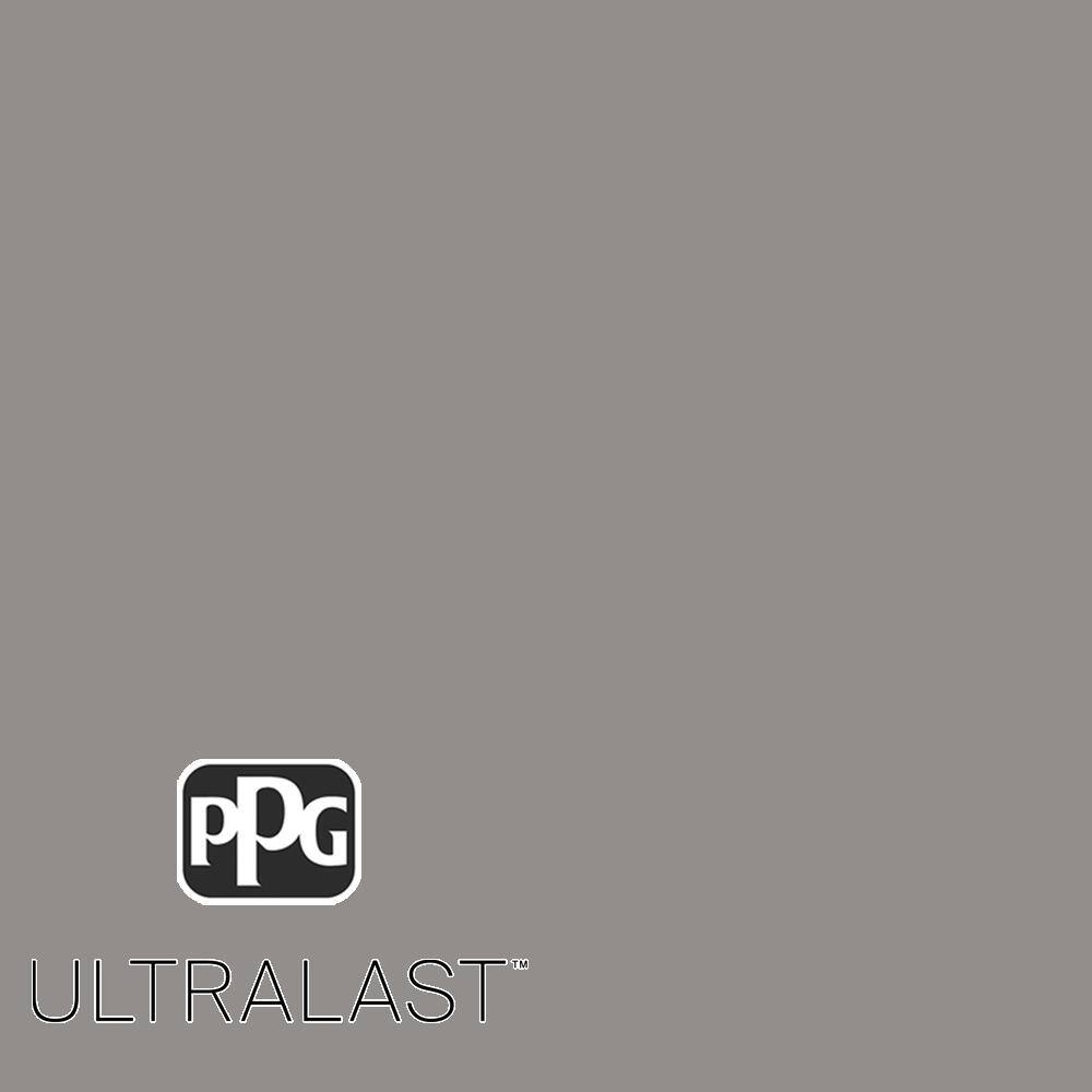 PPG UltraLast 1 qt. #PPG1002-5 Antique Silver Semi-Gloss Interior Paint ...
