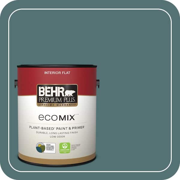 BEHR PREMIUM PLUS 1 gal. #PPU13-02 Juniper Berries Flat EcoMix Plant ...
