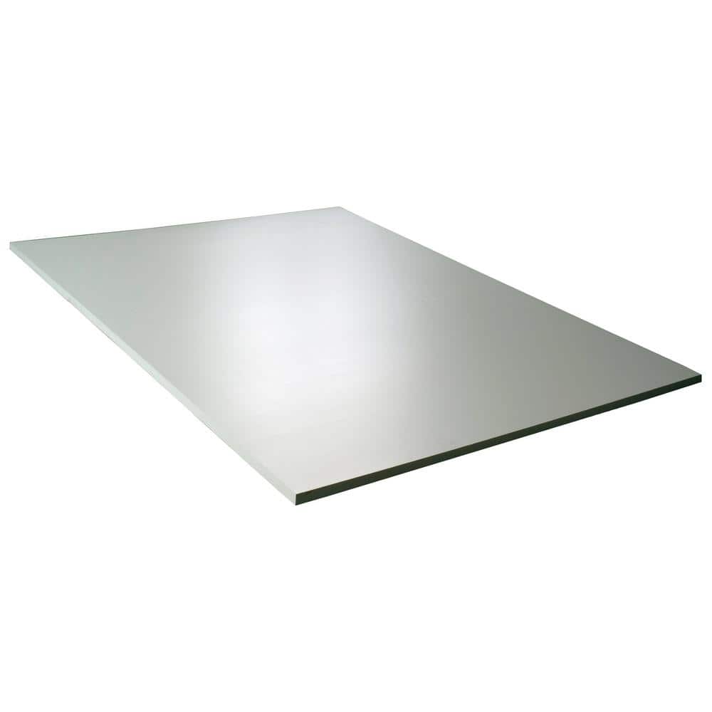 1/2 in. x 48 in. x 96 in. White Composite PVC Smooth Siding Kleer ...
