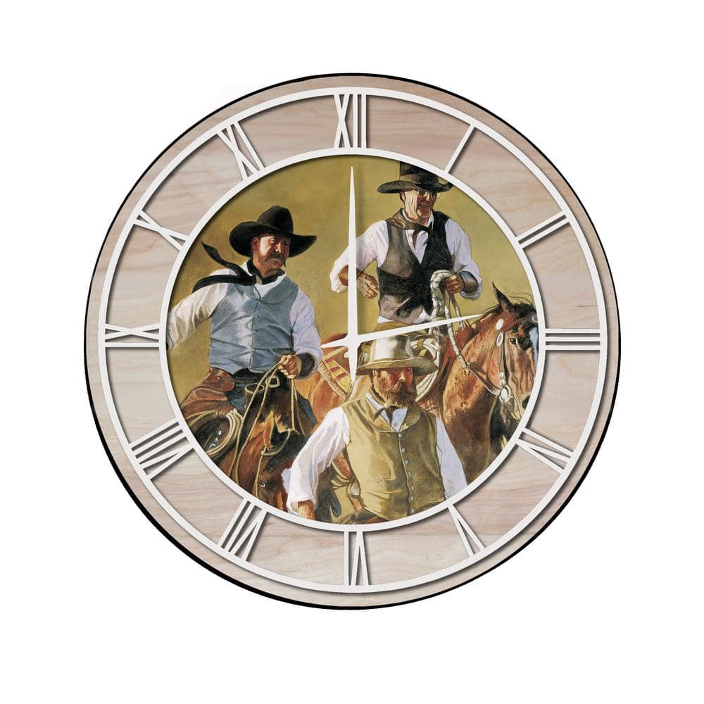 "That Western Spirit" Woodgrain Accent and White Numbers Imaged Wall ...