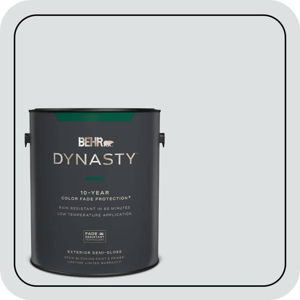 BEHR DYNASTY 1 gal. #ECC-32-2 Beach Wind Semi-Gloss Exterior Stain ...
