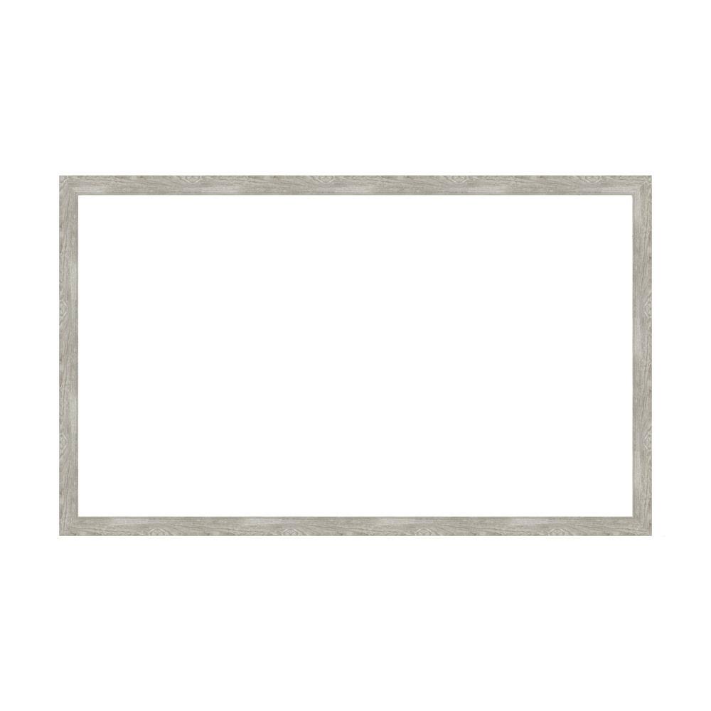 Amanti Art Mirror Makeover Dove Grey Wash Narrow 61.25 in. W x 37.25 in ...