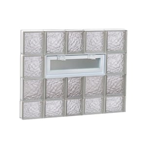 Clearly Secure 36.75 in. x 31 in. x 3.125 in. Frameless Vented Ice ...