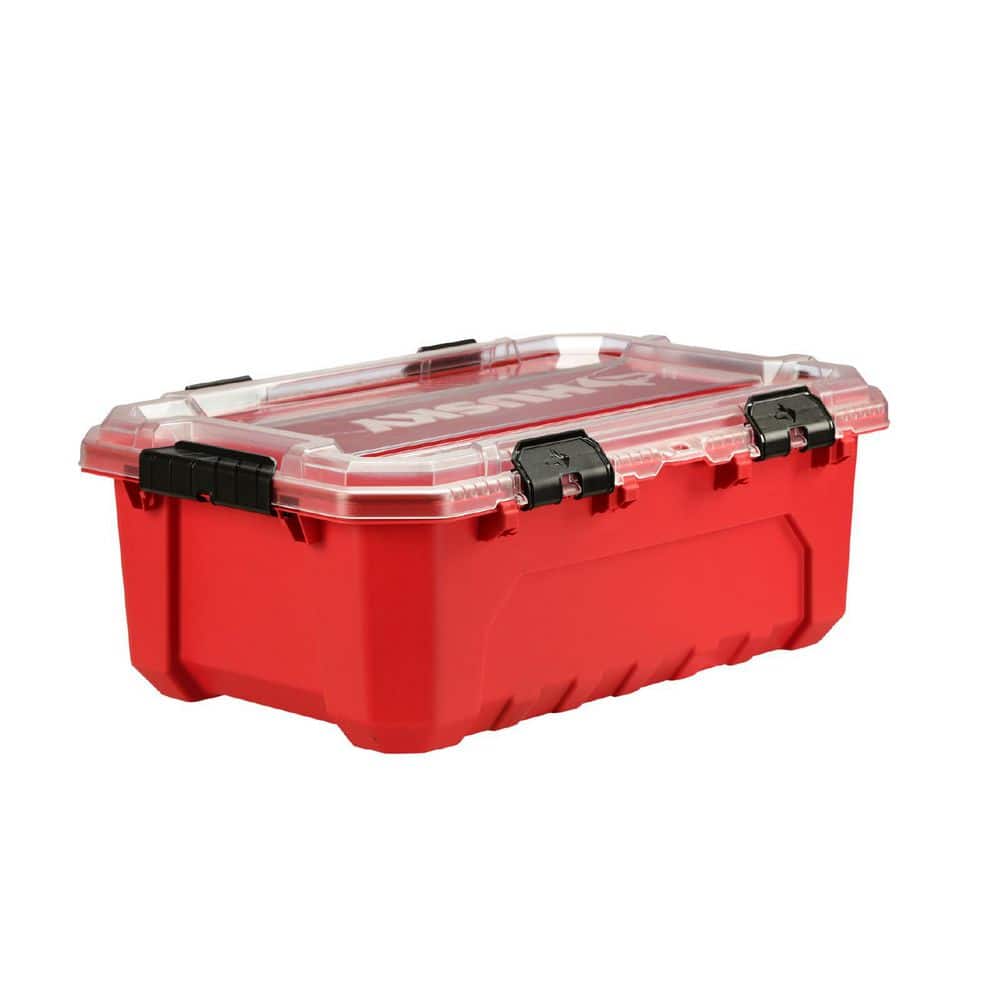 Husky 12-Gal. Professional Heavy Duty Waterproof Stackable Plastic ...