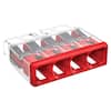 WAGO 2773 Series 4-Port Push-in Wire Connector for Junction Boxes ...